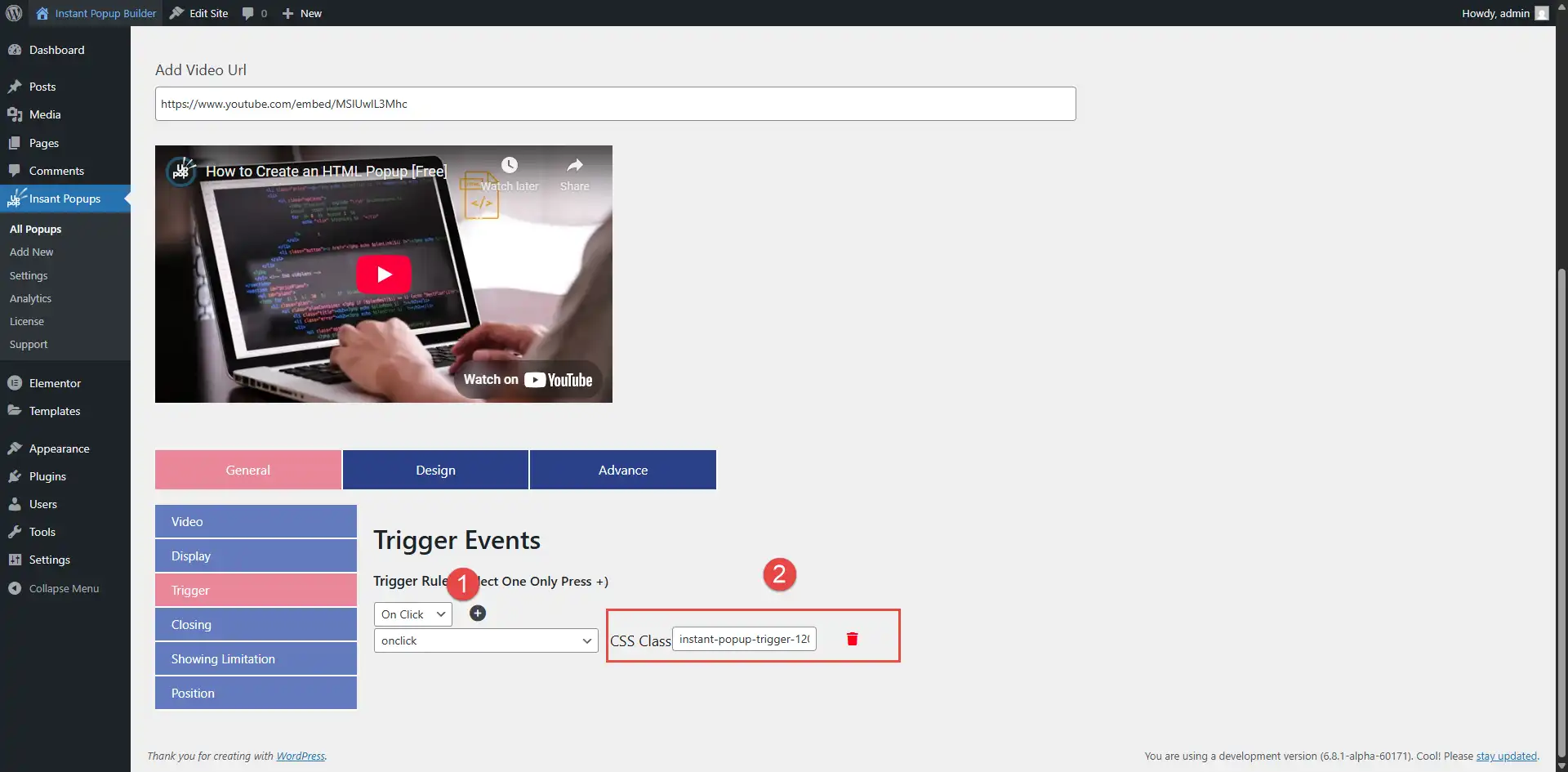 How to Open a Popup via Elementor (Free) - Instant Popup Builder