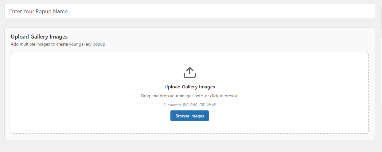 How to create an Image Gallery Popup - Instant Popup Builder